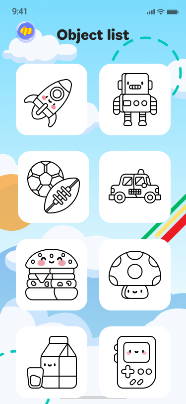 Kids Draws - React Native App by thirteendev | CodeCanyon